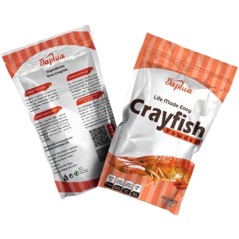 Daphia life made easy (Blended) Oro crayfish Powder | Seller Africa