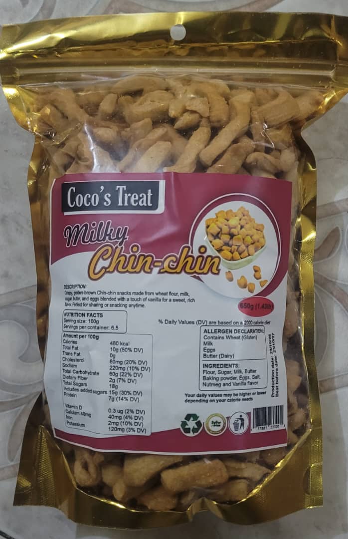 Coco’s Treat Milky Chin-Chin | Seller Africa